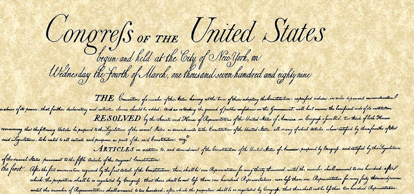 The PreAmble: Bill of Rights - The Founding Project